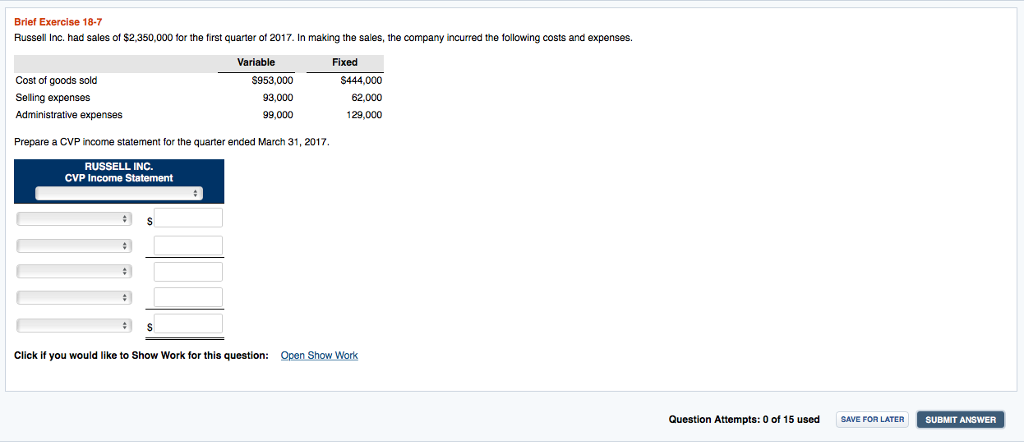 Solved Brief Exercise 18-7 Russell Inc. had sales of | Chegg.com