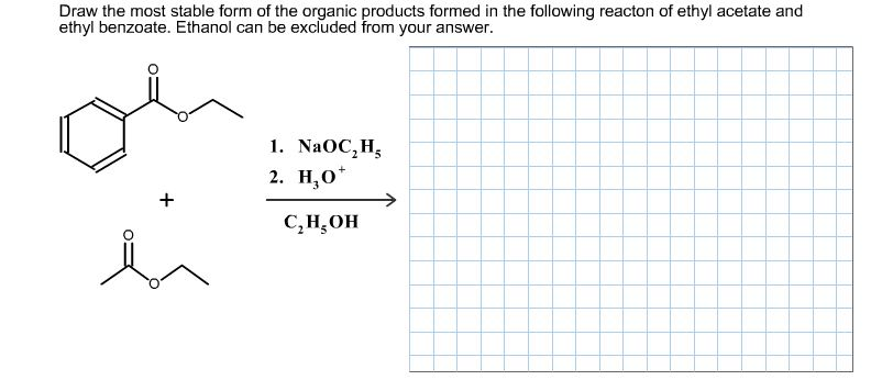 Solved Draw the most stable form of the organic products | Chegg.com