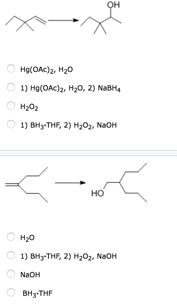 Solved Identify the reagents that you would use to | Chegg.com