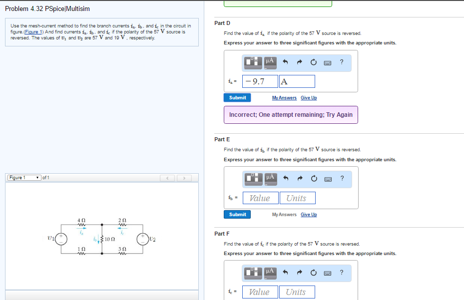 Solved Use the mesh-current method to find the branch | Chegg.com