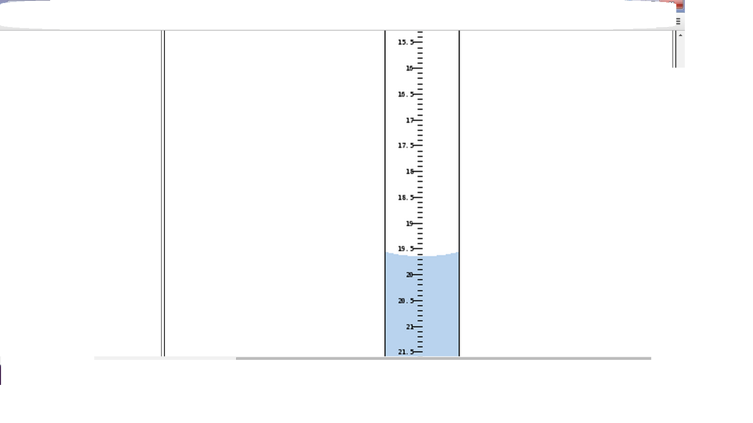 Solved Buret after titration Above is a buret with | Chegg.com