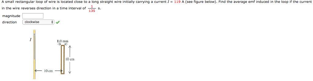 Solved A small rectangular loop of wire is located close to | Chegg.com
