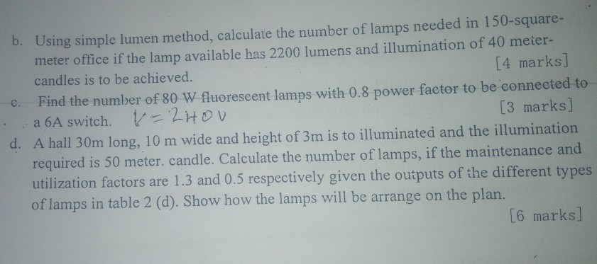Using simple lumen method, calculate the number of | Chegg.com