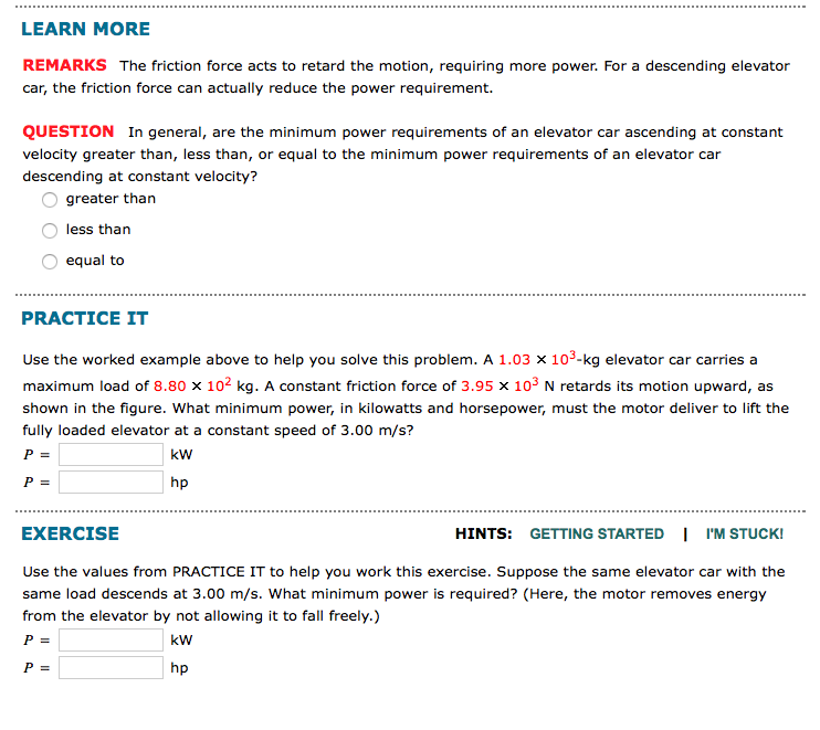Solved The friction force acts to retard the motion, | Chegg.com
