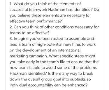 Solved Case Study 2 Despite years of promises that teamwork | Chegg.com