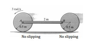 Solved Determine the angular acceleration (vector) of the | Chegg.com