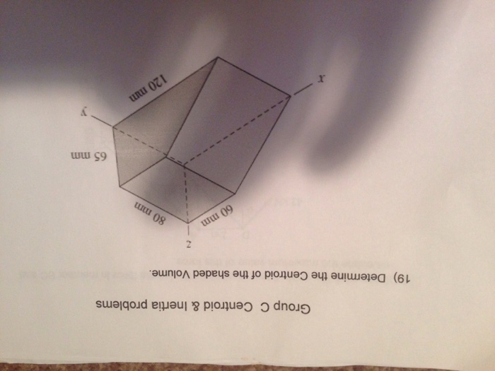 Solved Group C Centroid & Inertia problems 19) Determine | Chegg.com
