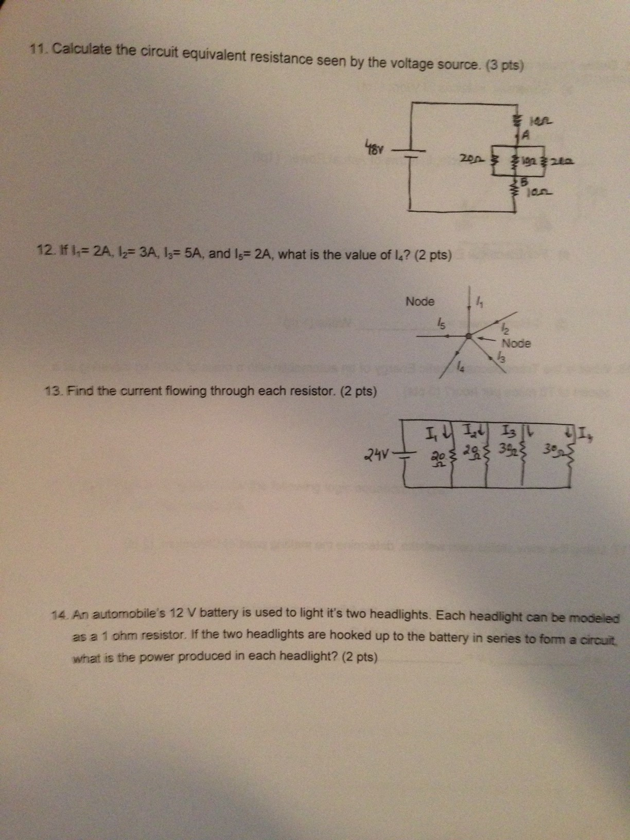 Solved Calculate the circuit equivalent resistance seen by | Chegg.com