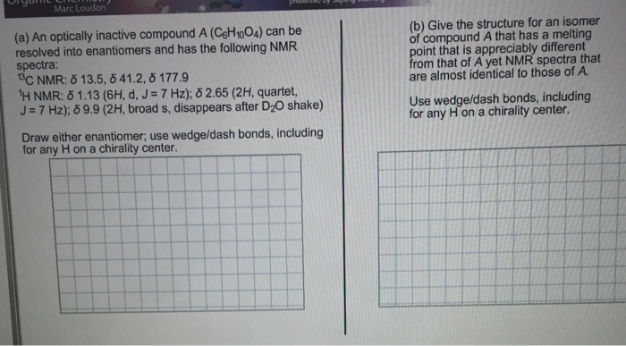 Solved Marc Loudon (b) Give the structure for an isomer of | Chegg.com
