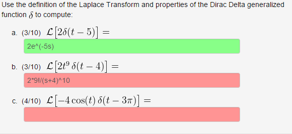Solved Use the definition of the Laplace Transform and | Chegg.com