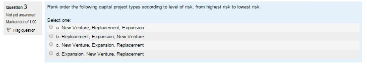 Solved 1.Multiple choice finance | Chegg.com