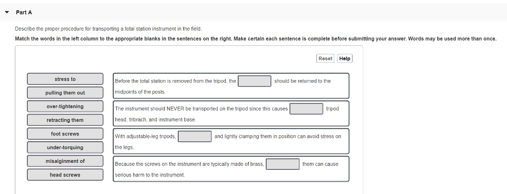Solved Match the words in the left column to the appropriate | Chegg.com Solved Match the words in the left column to the appropriate | Chegg.com