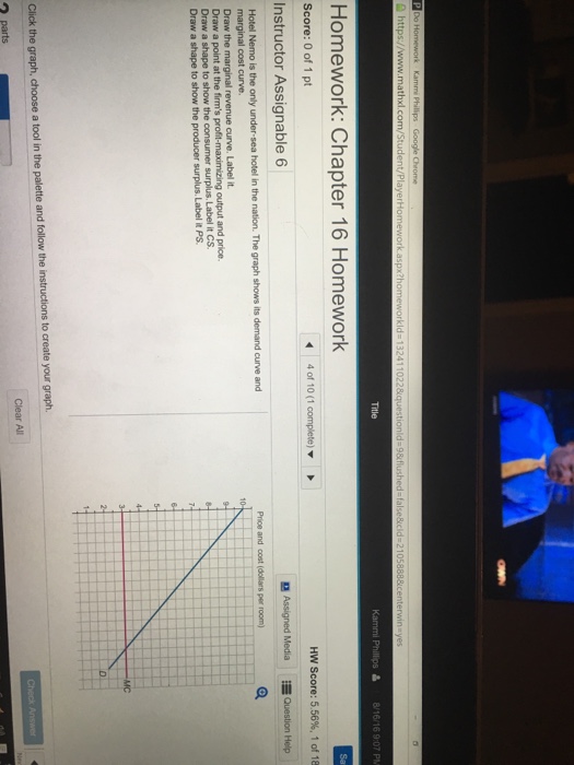 Solved Homework: Chapter 16 Homework HYV Score: 556%, 1 of | Chegg.com Solved Homework: Chapter 16 Homework HYV Score: 556%, 1 of | Chegg.com