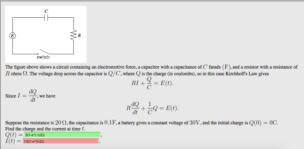 Solved The figure above shows a circuit containing an | Chegg.com