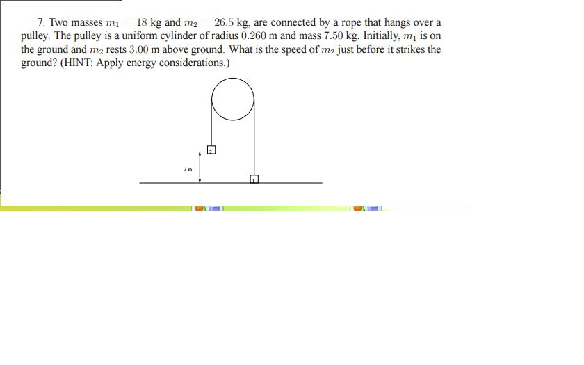 Solved 7 Two Masses M1 18 Kg And M2 26 5 Kg Are Chegg solved-7-two-masses-m1-18-kg-and-m2-26-5-kg-are-chegg