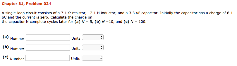 Solved A single-loop circuit consists of a 7.1 Ω resistor, | Chegg.com