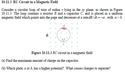 Rotating Bar A conducting bar of length I with one | Chegg.com