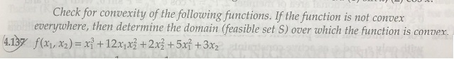 Solved Check for convexity of the following functions. If | Chegg.com