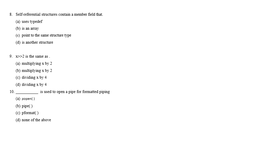 Solved 1. The main) function section contains two parts | Chegg.com