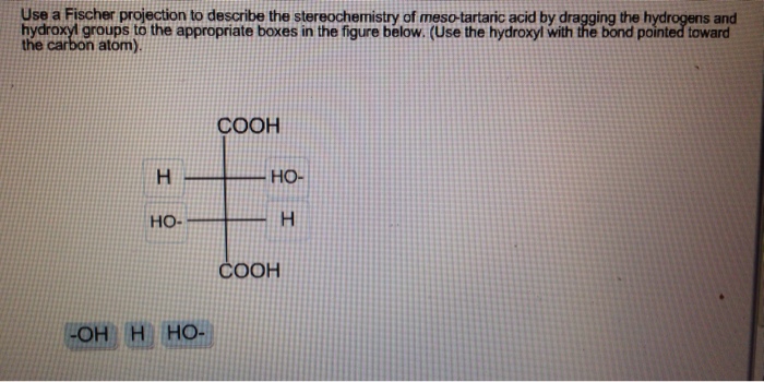 Solved Use a Fischer projection to describe the | Chegg.com