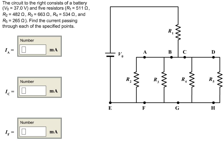 Solved Find the current passing through each of the | Chegg.com