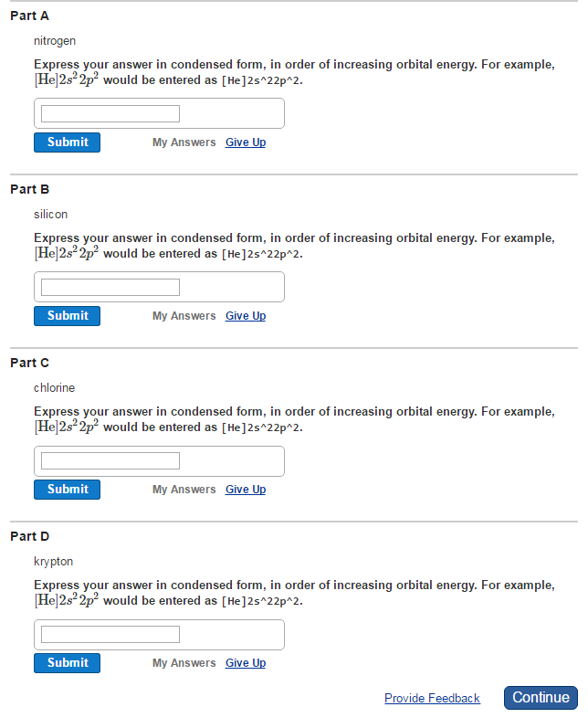 Solved Nitrogen Express your answer in condensed form, in | Chegg.com
