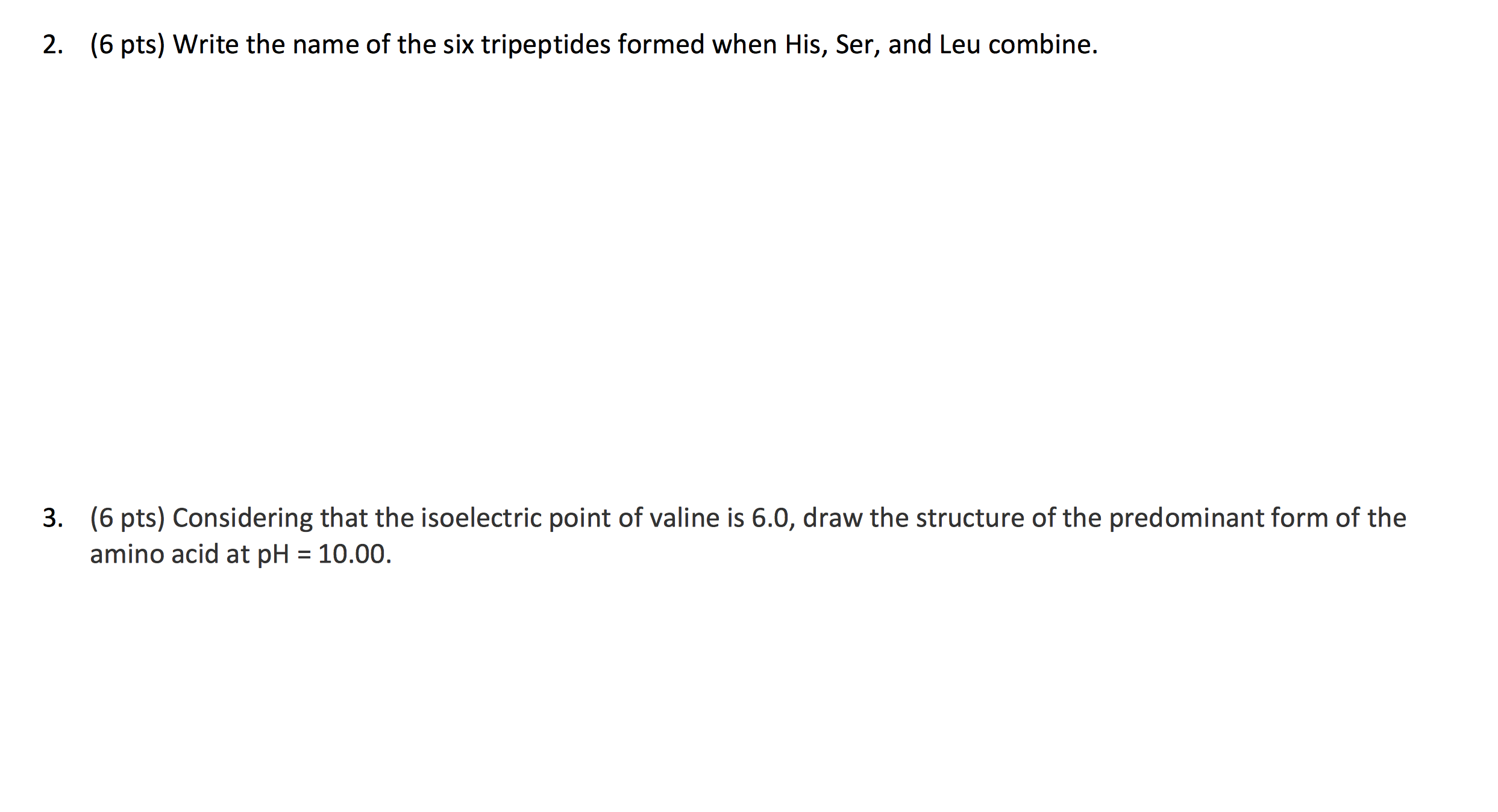 Solved 1. (6 pts ea) Give the name (3 letter and 1 letter) | Chegg.com Solved 1. (6 pts ea) Give the name (3 letter and 1 letter) | Chegg.com