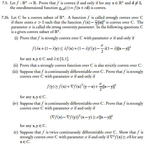 Solved Let f: R^n rightarrow R. Prove that f is convex if | Chegg.com Solved Let f: R^n rightarrow R. Prove that f is convex if | Chegg.com