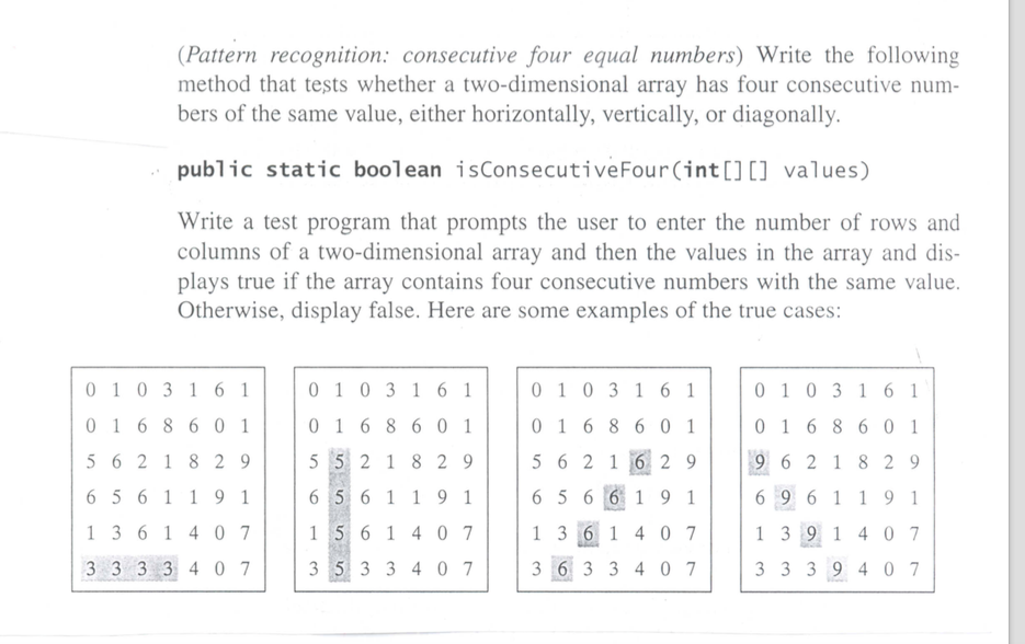 Solved Write the following method that tests whether a | Chegg.com