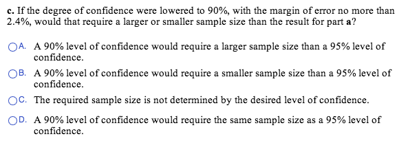 A polling agency wants to determine the size of a | Chegg.com