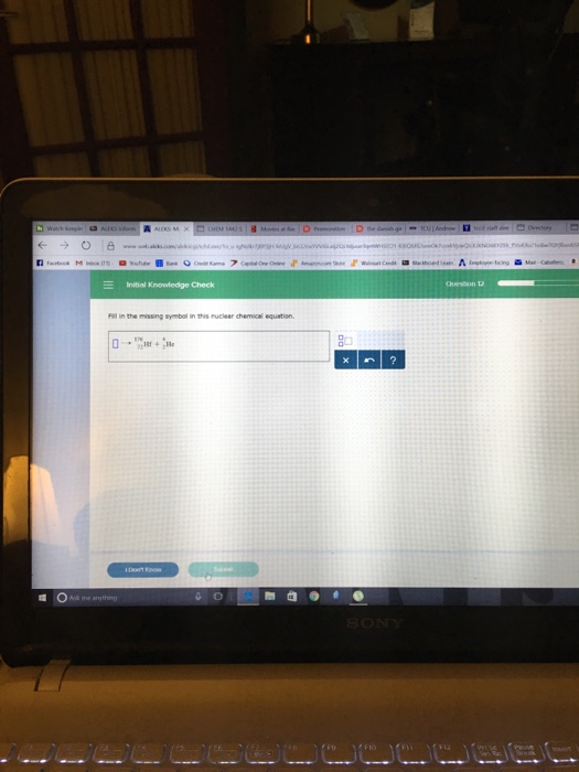 Solved Initial Knowledge Check the missing symbol in this | Chegg.com