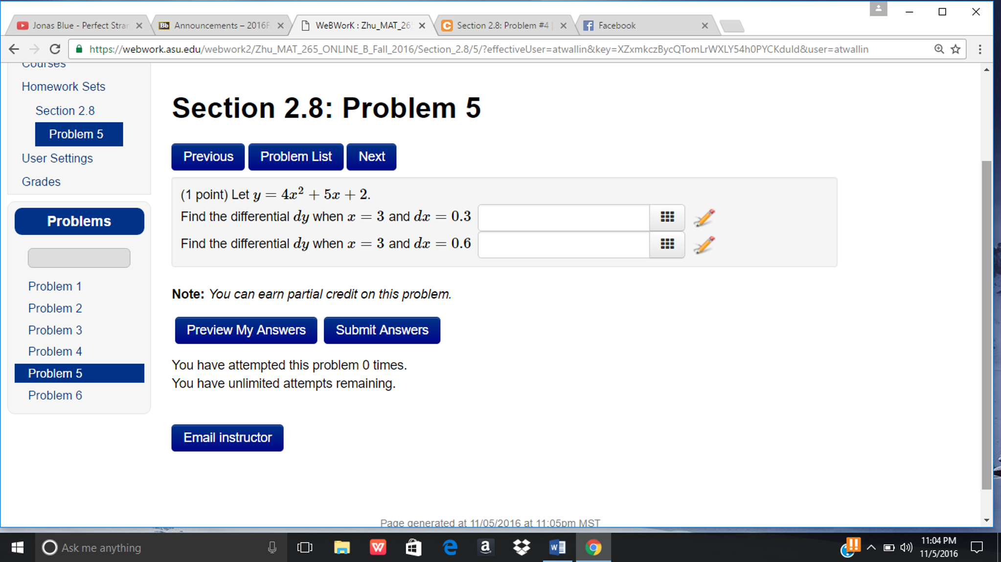 Solved Jonas Blue Perfect Strar X LBD Announcements 2016 x D | Chegg.com