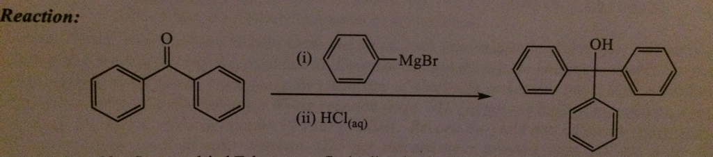 Solved Reaction: OH MgBr (ii) HCl (aq) | Chegg.com