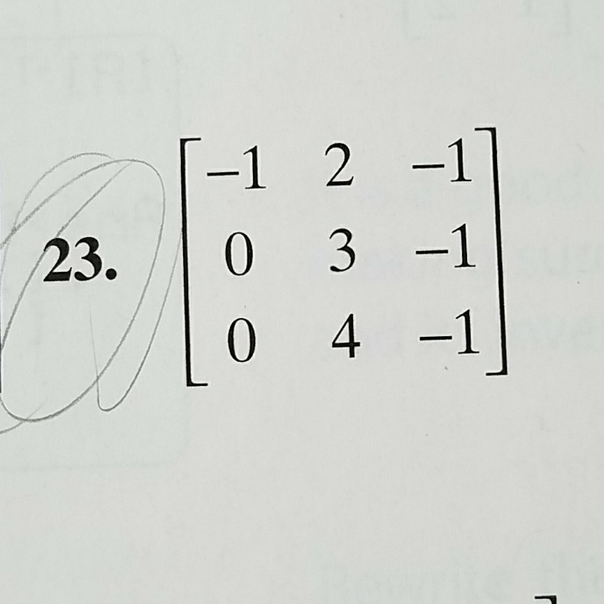 Solved find the inverse of each of the following matrices, | Chegg.com