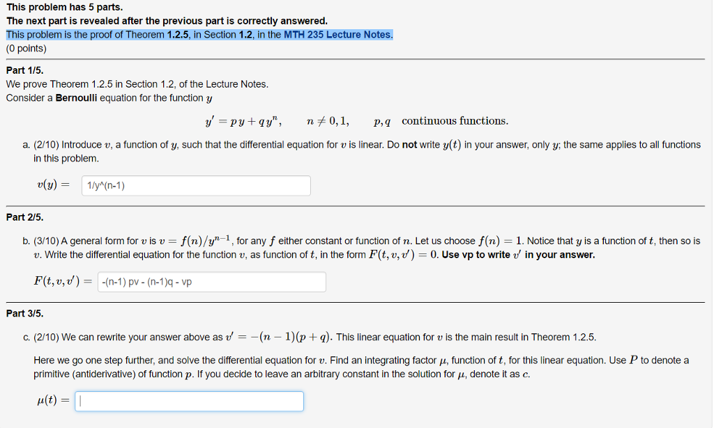 Solved The next part is revealed after the previous part is | Chegg.com