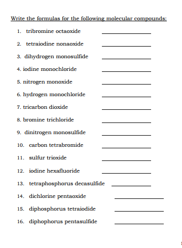 Solved 1. tribromine octaoxide 2. tetraiodine nonaoxide 3. | Chegg.com