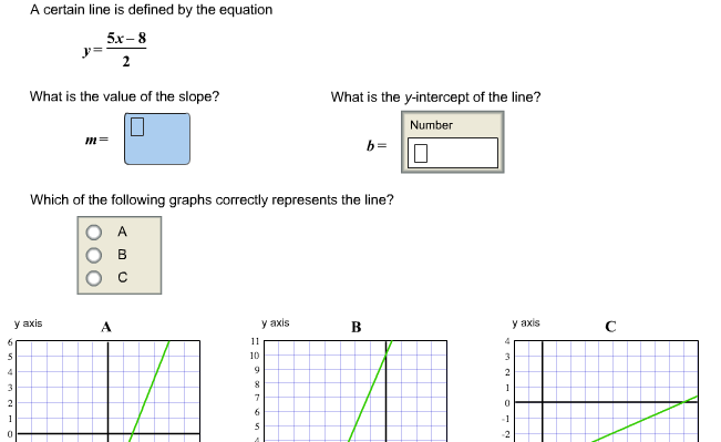 Solved A certain line is defined by the equation y = 5x - | Chegg.com