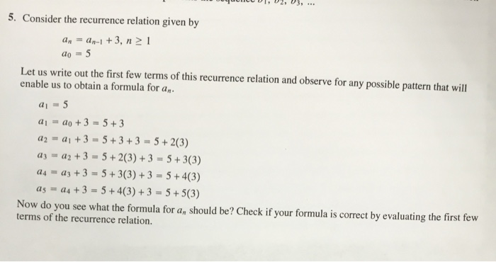 Solved Consider the recurrence relation given by Let us | Chegg.com