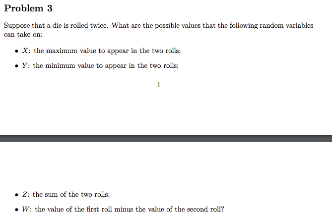 Solved Suppose That A Die Is Rolled Twice What Are The P