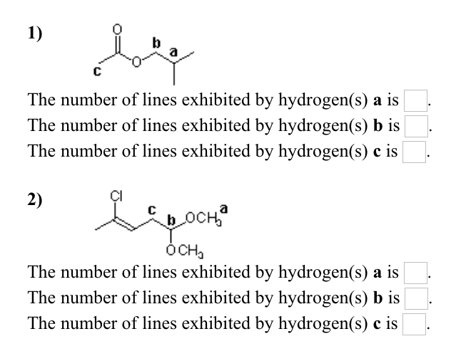 Solved How many kinds of chemically non-equivalent hydrogens | Chegg.com