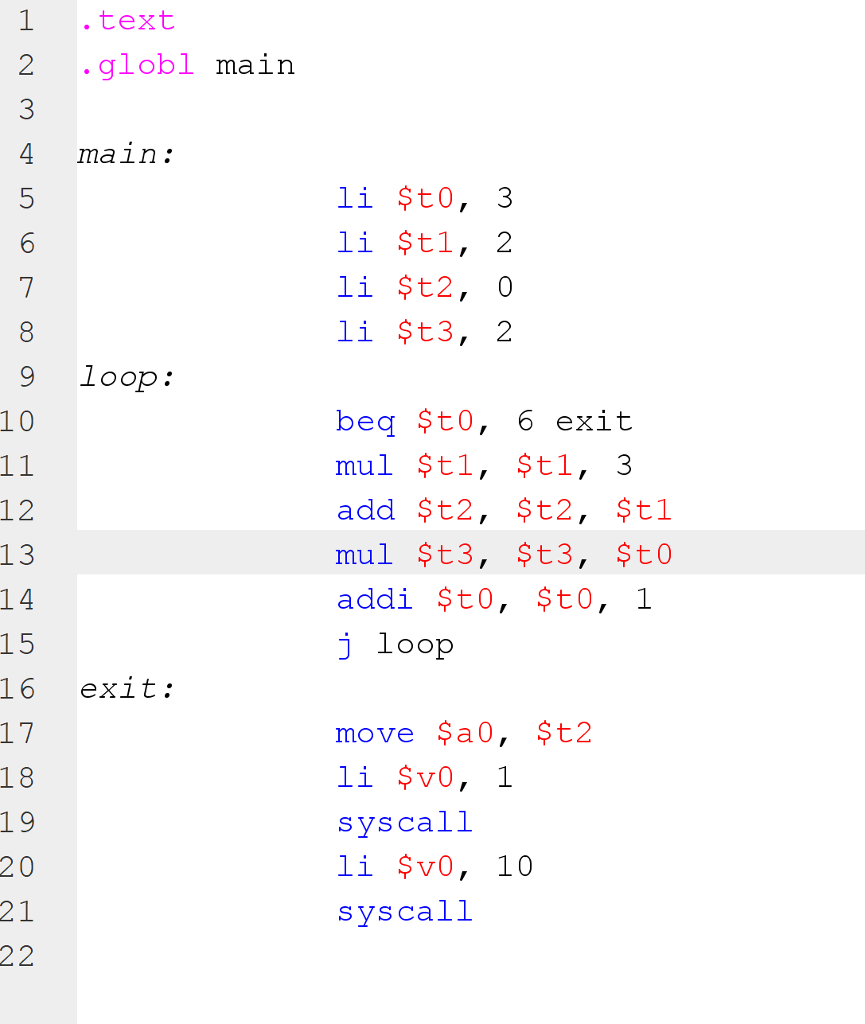 Hello I Need To Translate This MIPS Code Into Chegg