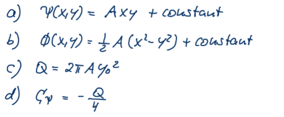 Solved Problem: The Cartesian velocity components for | Chegg.com
