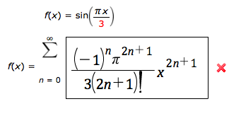 Solved Find the Maclaurin series. F(x) = sin(pi x/3) | Chegg.com