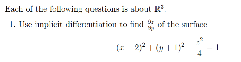 Solved Each of the following questions is about R^3. Use | Chegg.com