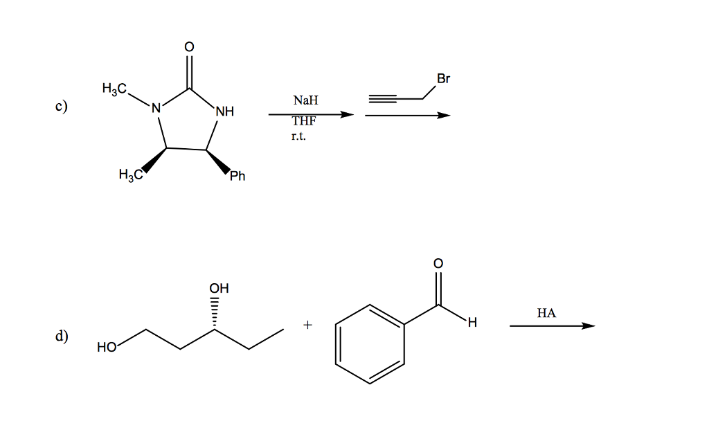 Solved H3C Ho HO NH Ph OH NaH THF r.t. Br HA | Chegg.com