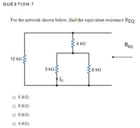 Solved For the network shown below, find the equivalent | Chegg.com