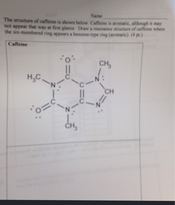 Resonance Structure Of Caffeine