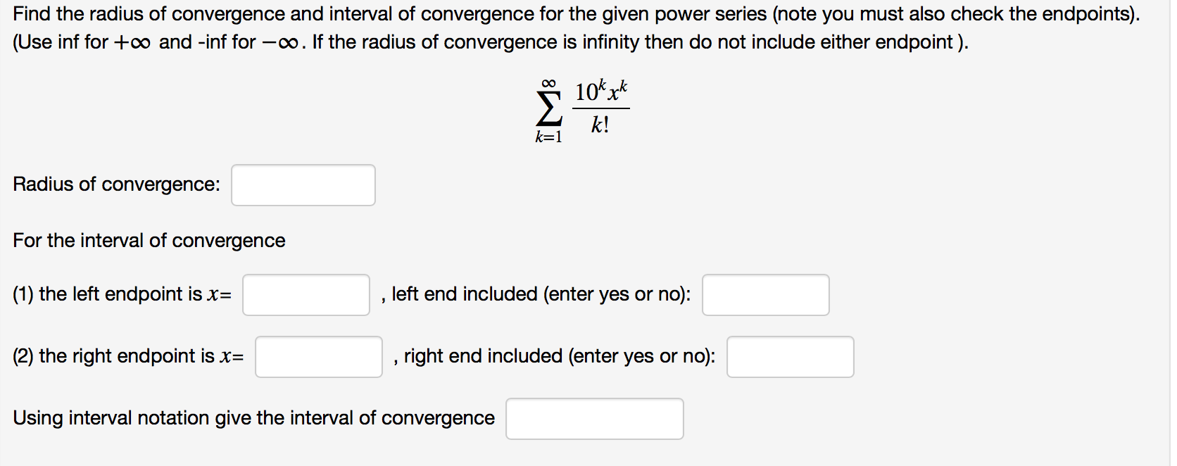 Solved Find the radius of convergence and interval of | Chegg.com