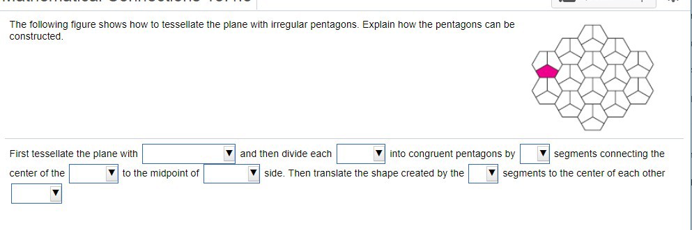 Solved The following figure shows how to tessellate the | Chegg.com