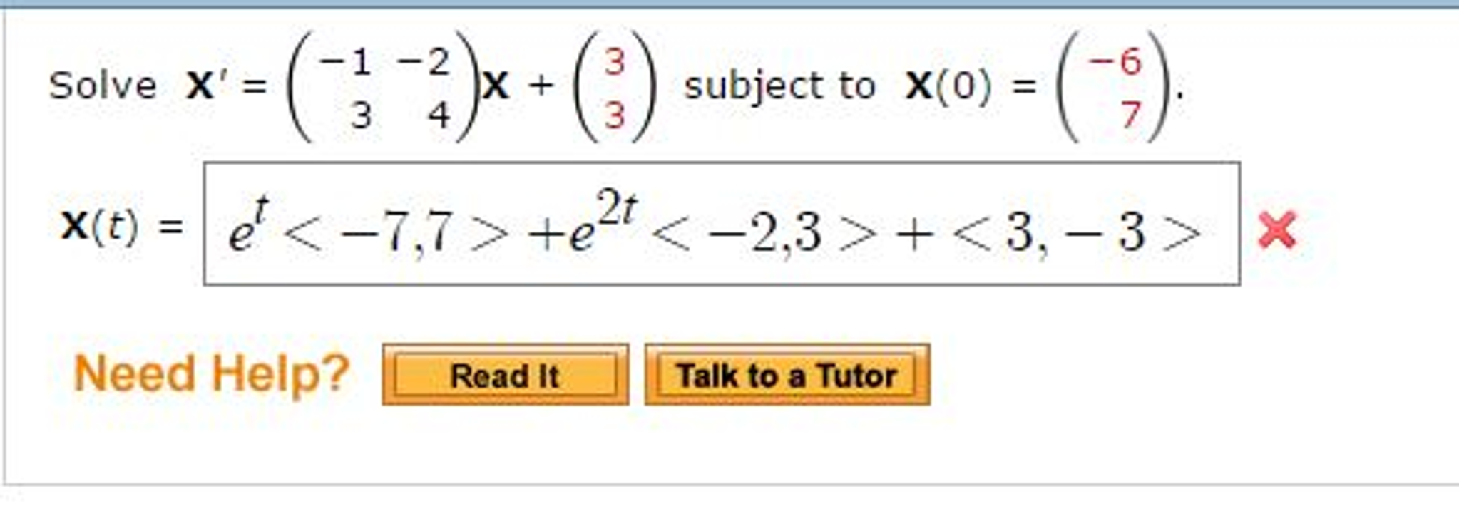 Solved Solve X 1 3 2 4 x 3 3 Subject To X 0 Chegg